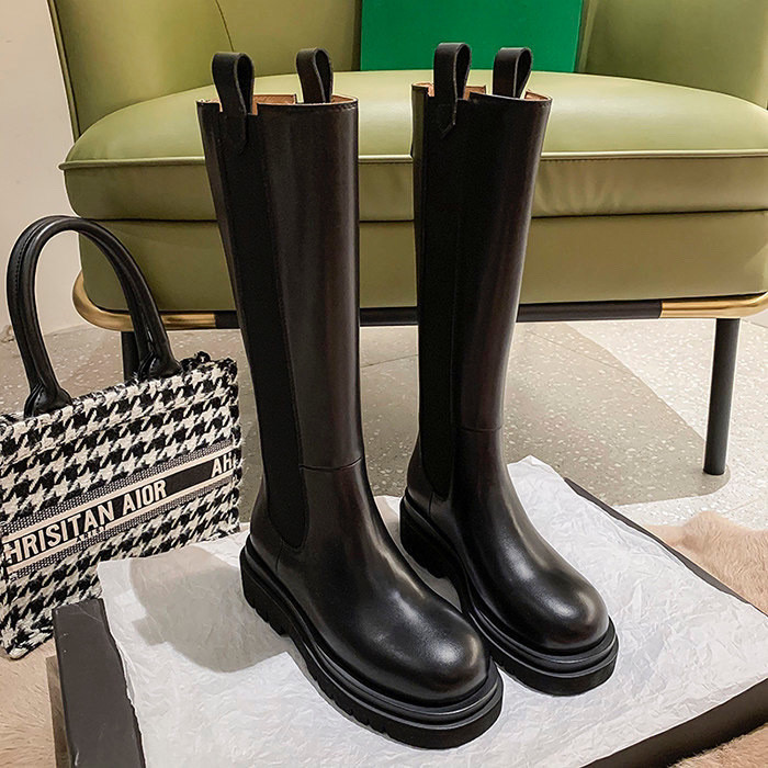 Botas Finas Botas Longas Botas Femininas Tubo Alto de Inverno Não ...