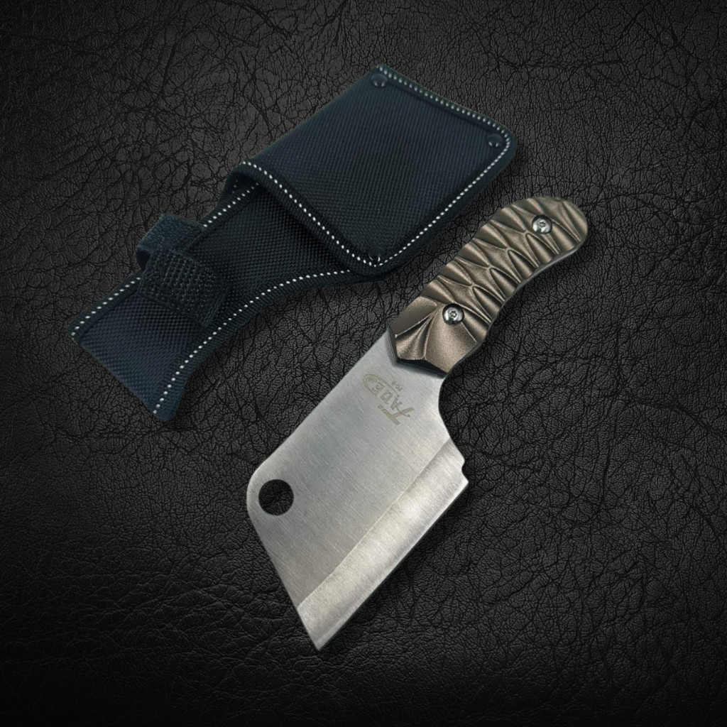 Mini Cutelo Machado Inox Churrasco Desossa Rústico FC-8 | Shopee Brasil