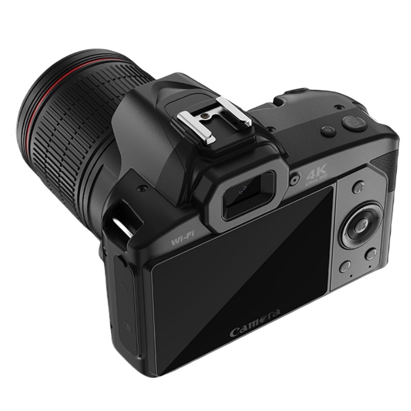 Câmera DSLR D5 HD WiFi com câmera dupla 4K e 64 milhões de pixels para ...