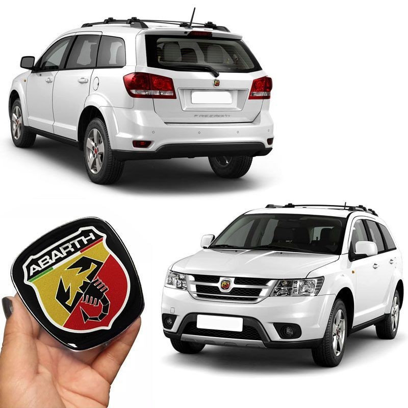 Kit Emblemas Fiat Abarth Freemont Ades Dianteiro Traseiro Genérico ...