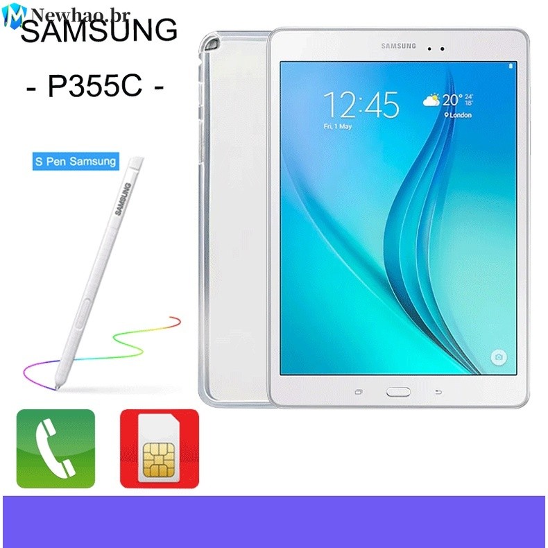 Samsung Galaxy Tab A Modelo P355C (Com Caneta Integrada + Chamada ...