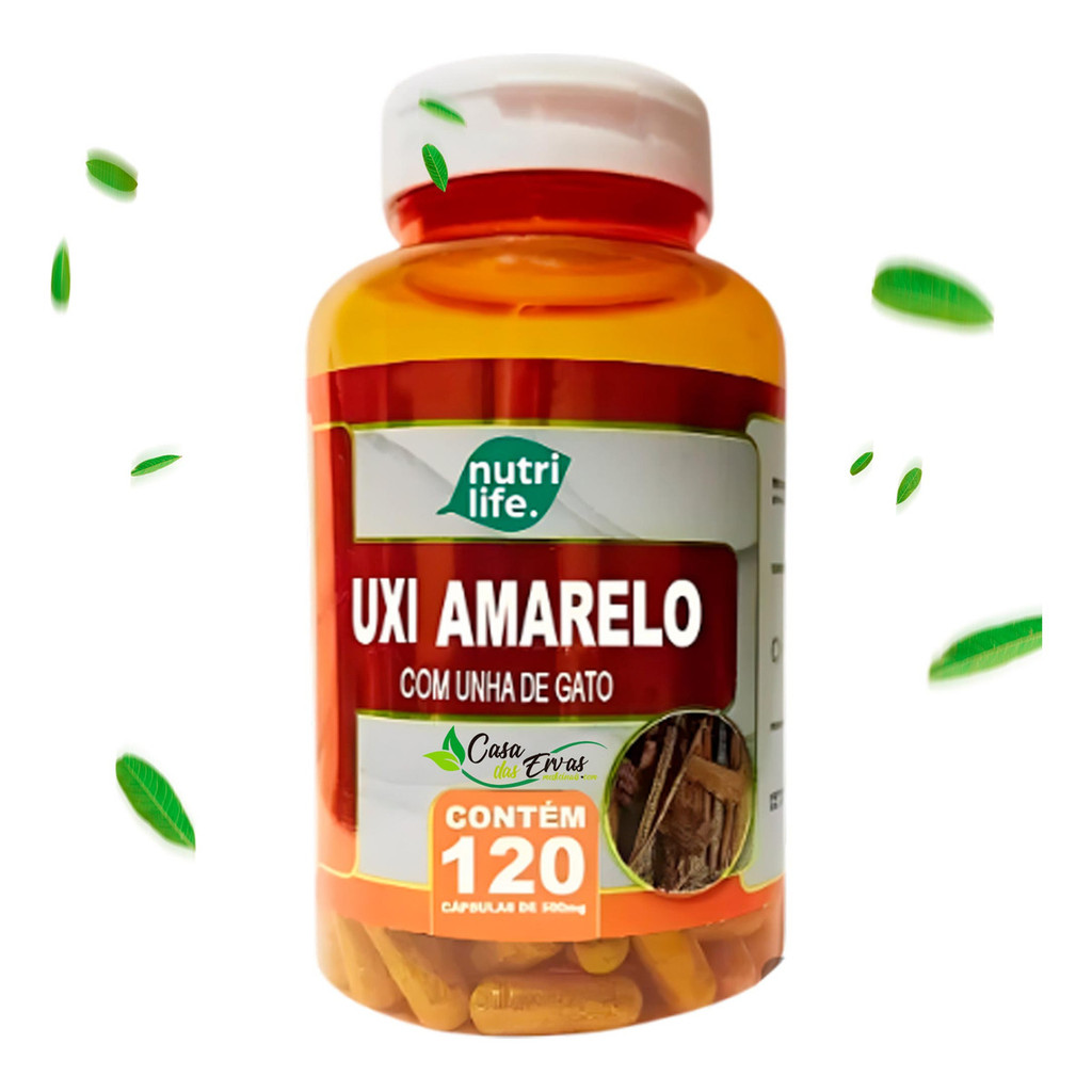 Extrato Natural De Uxi Amarelo 120 Cápsulas 500mg | Shopee Brasil