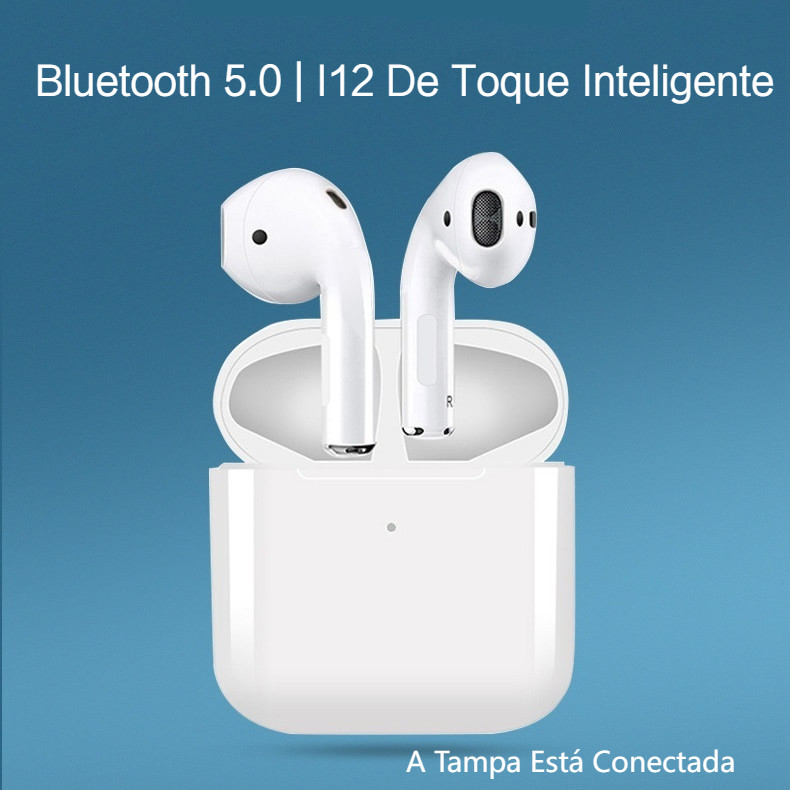 I12 Estéreo portátil Fone de Ouvido Sem Fio Com Touch Bluetooth Ipods 5 ...