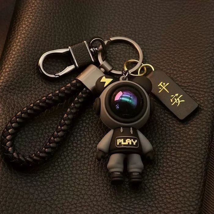 High-end urso masculino feminino chaveiro casal dos desenhos animados ...