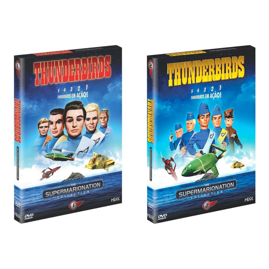 COMBO Thunderbirds: The Supermarionation - Vol 1 e Vol 2 (DVD) | Shopee ...