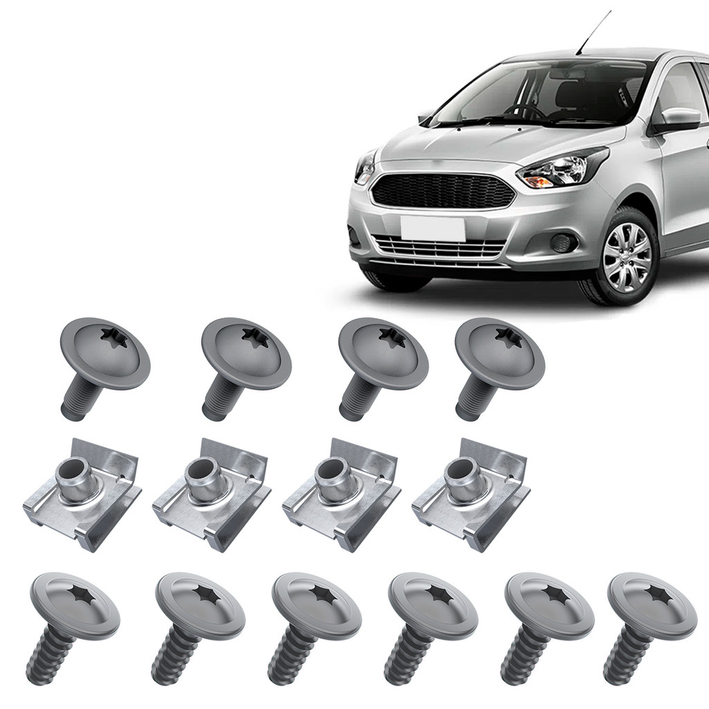 Kit Grampo Presilha 14 Peças Grade Dianteira Ka 2015 2016 2017 2018 ...