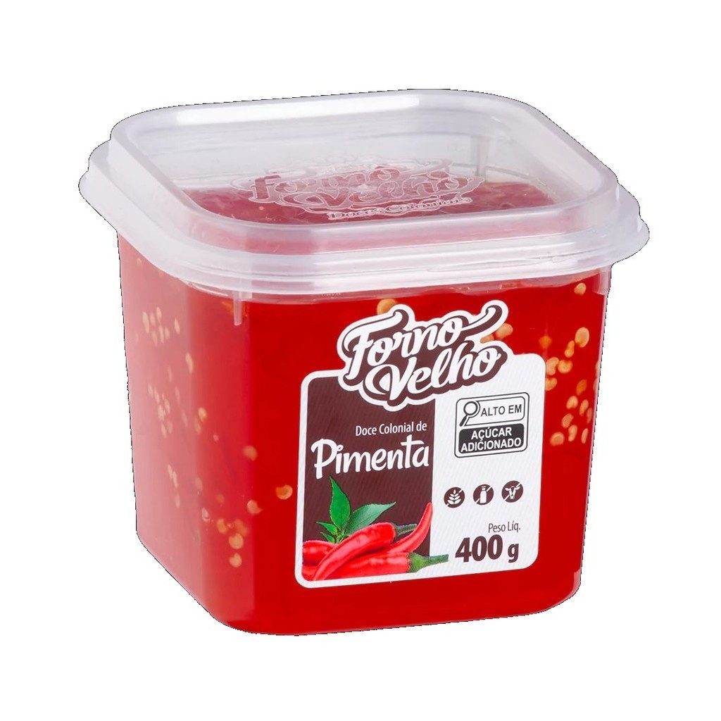 Doce colonial de Pimenta Forno velho 400g | Shopee Brasil