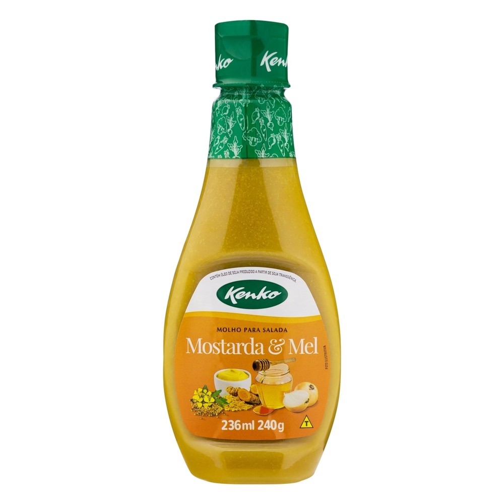 Molho Mostarda e Mel para Salada Kenko 236ml | Shopee Brasil