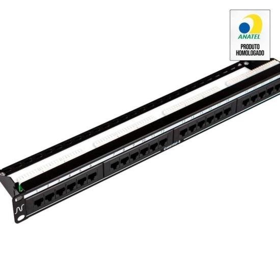 Patch Panel CAT.5E 24 Portas Nexans | Shopee Brasil
