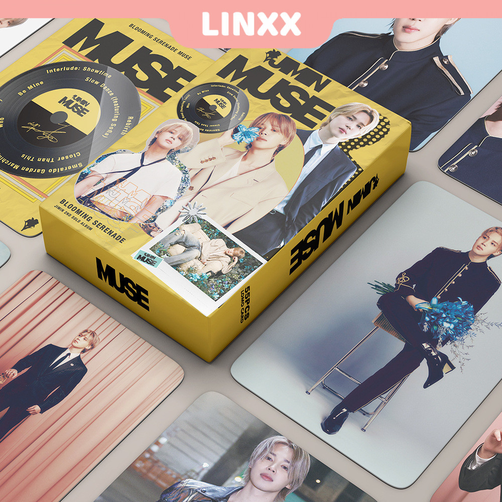 LINXX 55 Pcs BTS JIMIN MUSE Álbum Lomo Card Kpop Cartões Postais Série | Shopee Brasil