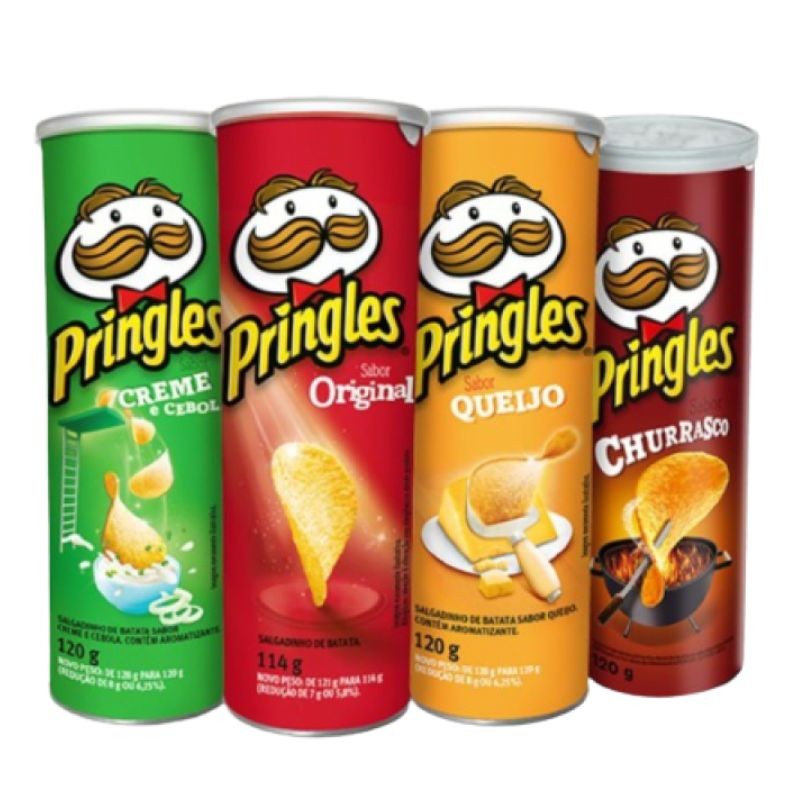Kit 4 Pringles Combo Pringles Sabores Sortido 4 Unidades | Shopee Brasil