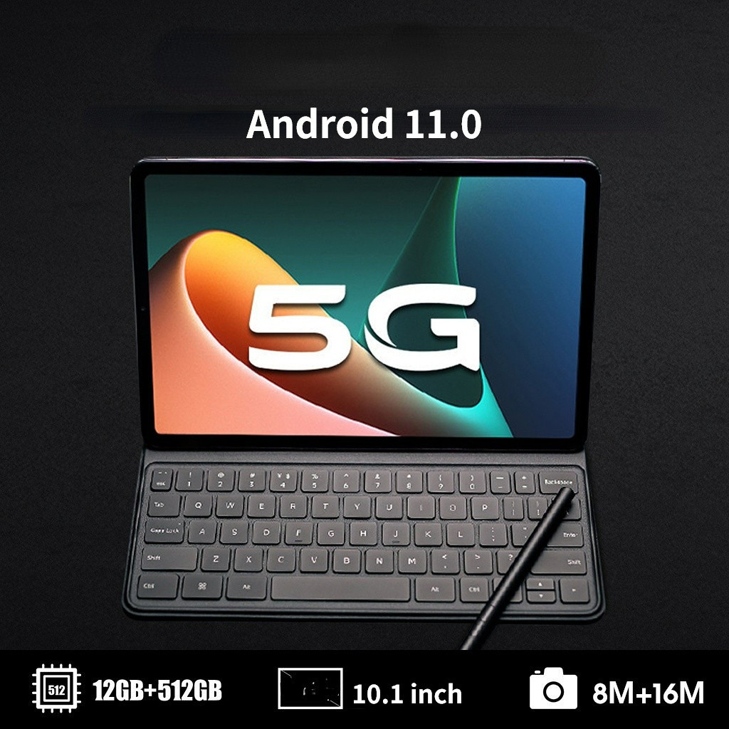 2024 Marca Nova Versão Global Android 11.0 12gb +512gb Tablet 4g Cartão ...