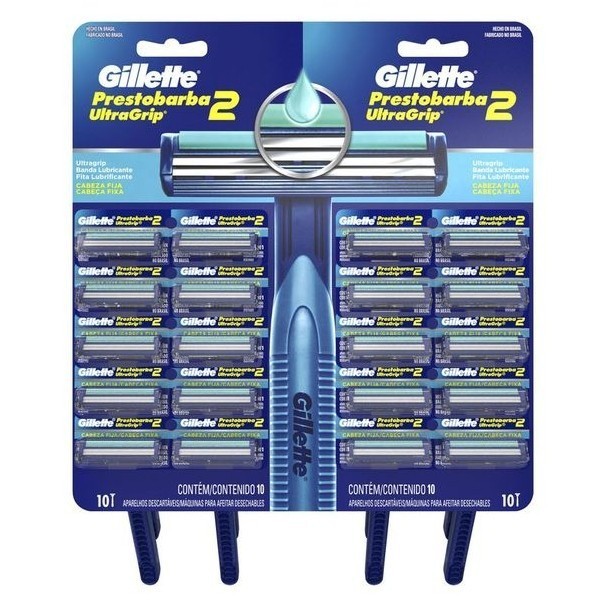 Aparelho de Barbear Prestobarba Ultragrip 24 Unidades | Shopee Brasil