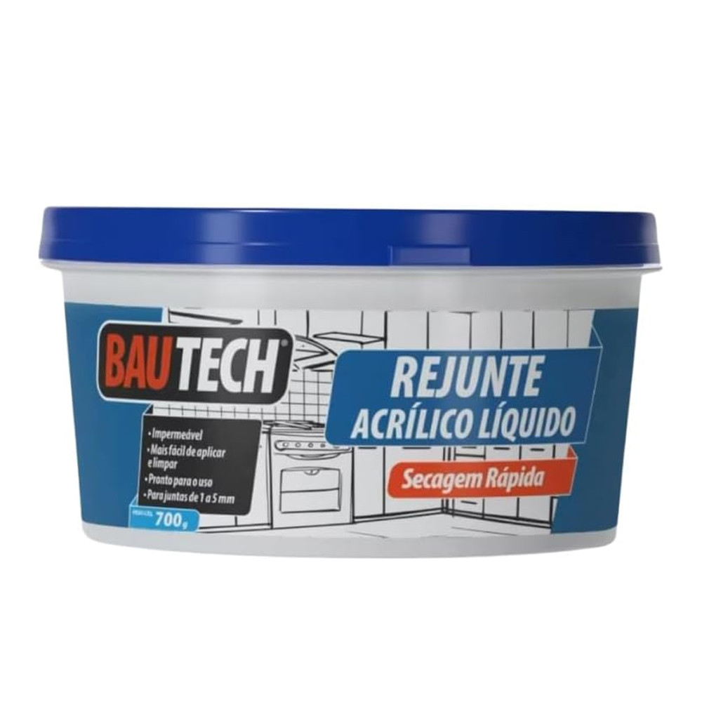 Rejunte Acílico Liquido Marrom Bautech 700g | Shopee Brasil