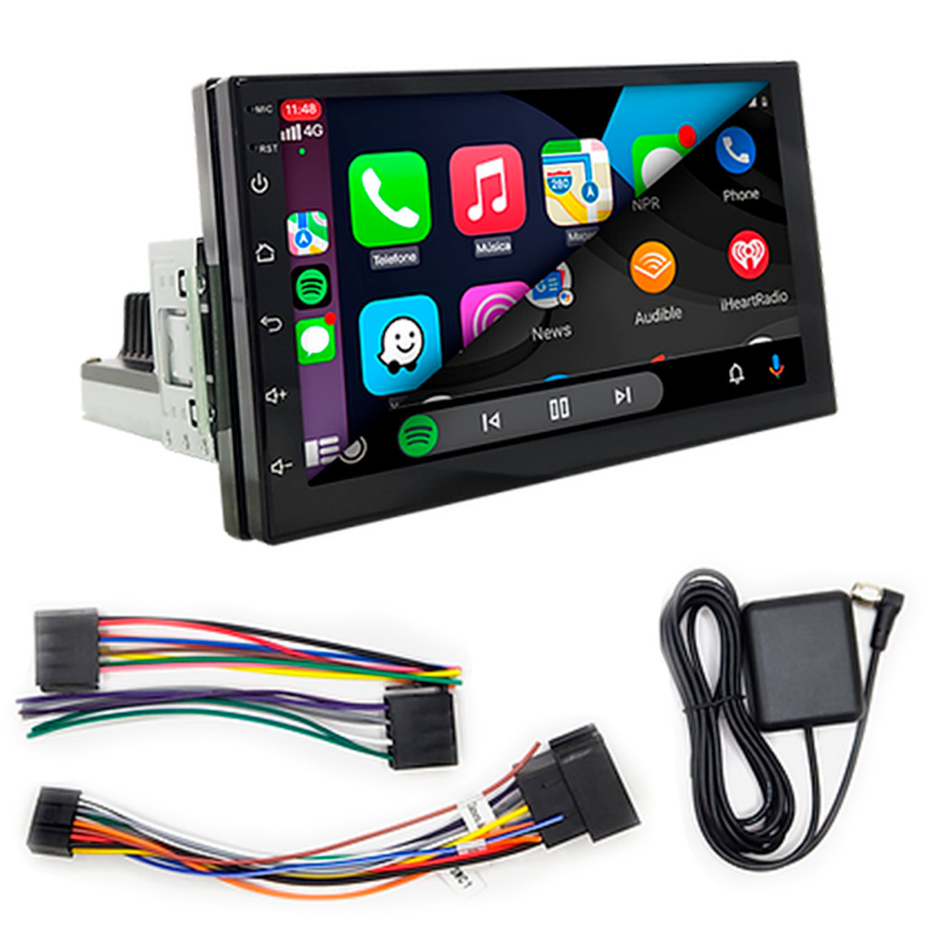 Central Multimidia H-tech 1 Din 7 Polegadas Android 12 2GB 32GB Ht-6823ca | Shopee Brasil