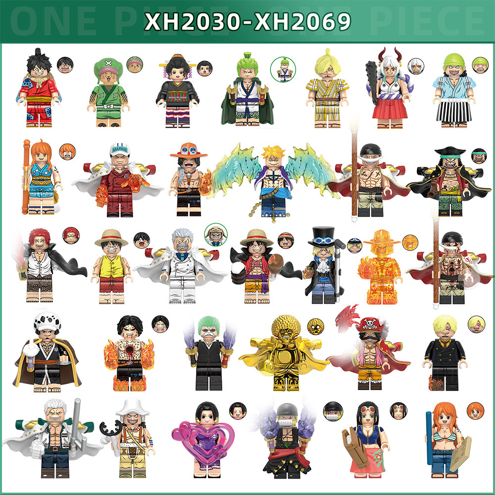 Figuras OnePiece Luffy Zoro Sanji Shanks Ace Law Ensinar Roger Edward ...