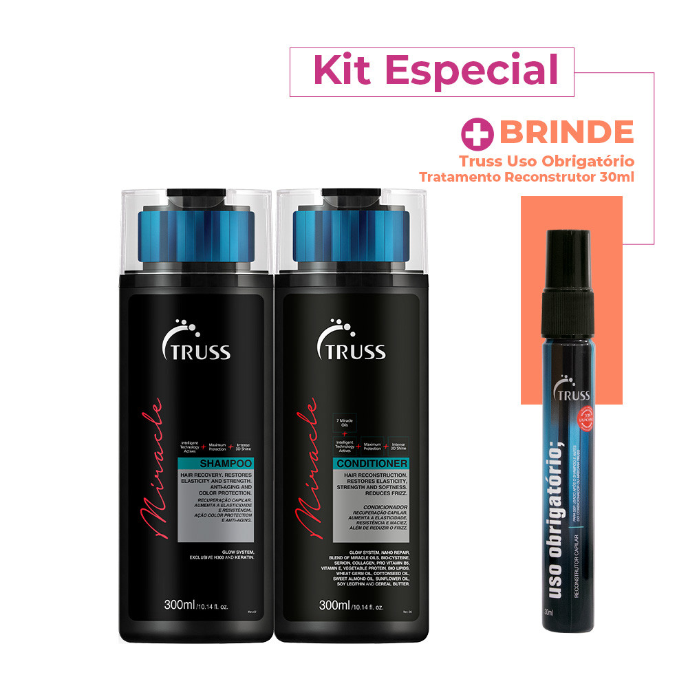 Kit Truss Miracle Duo (3 produtos) | Shopee Brasil
