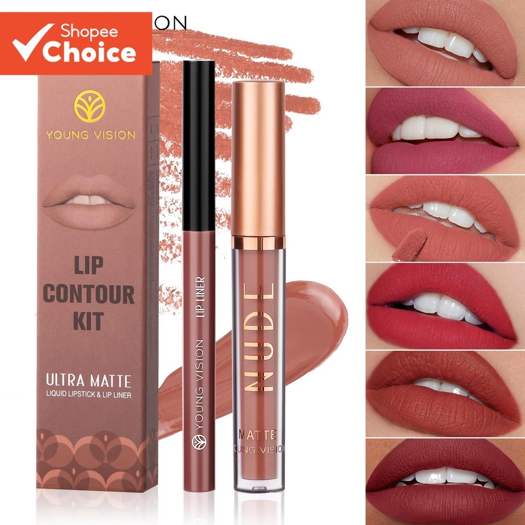 Forro labial para os lábios Conjunto de 2 peças de revestimento labial ...
