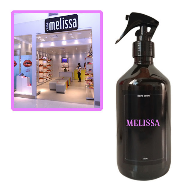 Aromatizador de Ambiente Lojas de Grife Cheirinho MELISSA 500ml Spray ...