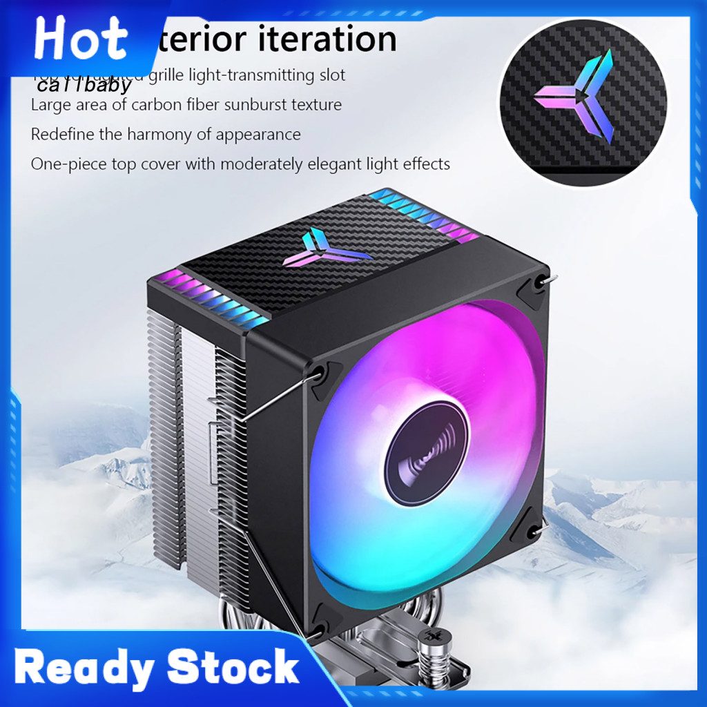 High Airflow Cpu Fan 6 Heat Pipes Argb Cooling with Pwm Temperature ...