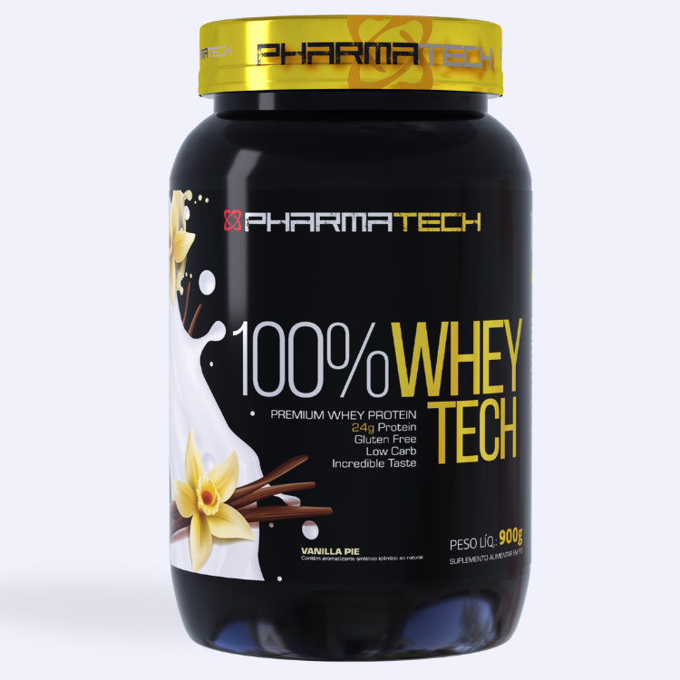 100% Whey Tech - 900g - Pharmatech | Shopee Brasil