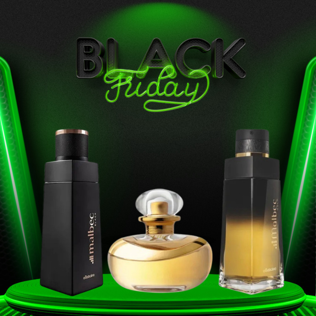 Conjunto de 3 Perfumes Malbec Black, Lily, Malbec Gold Pronta Entrega ...