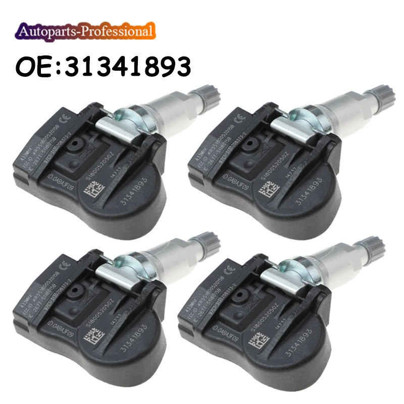 Sensor De Pressão Dos Pneus TPMS 433MHz 31341893 31414189 31302098 Para ...