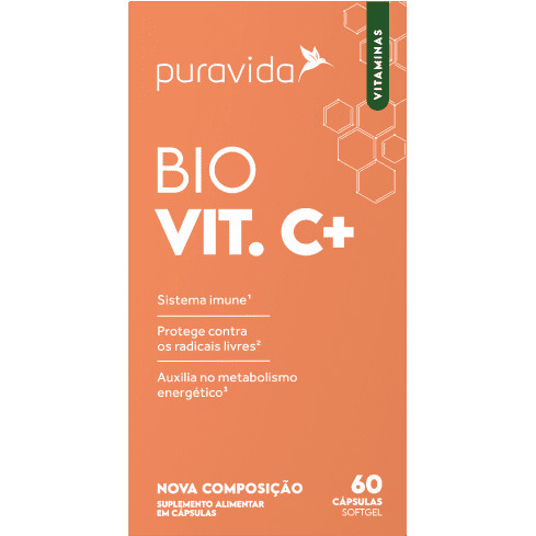 BIO VIT C LIPOSSOMAL 60CAPS PURAVIDA | Shopee Brasil