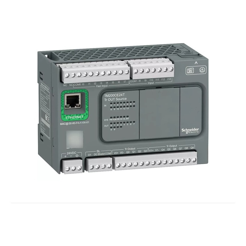 Clp Schneider Easy M200 Tm200ce24t 24e/s Modbus Ethernet | Shopee Brasil
