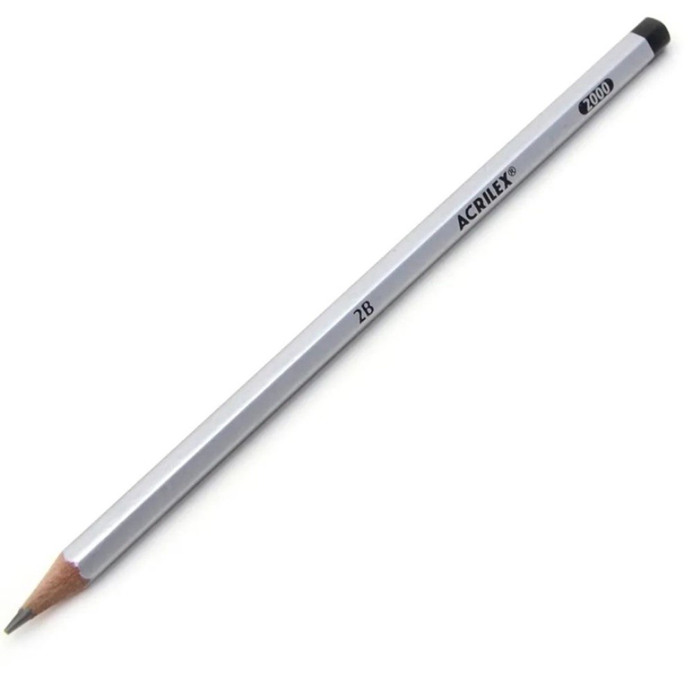 Lápis Preto 2B 2000 Acrilex | Shopee Brasil