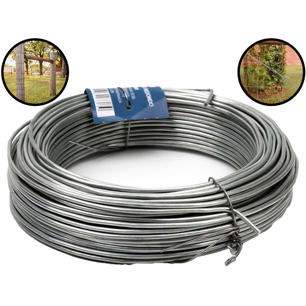 Arame Galvanizado Maleável Liso Para Jardinagem Artesanato Construção 2 ...