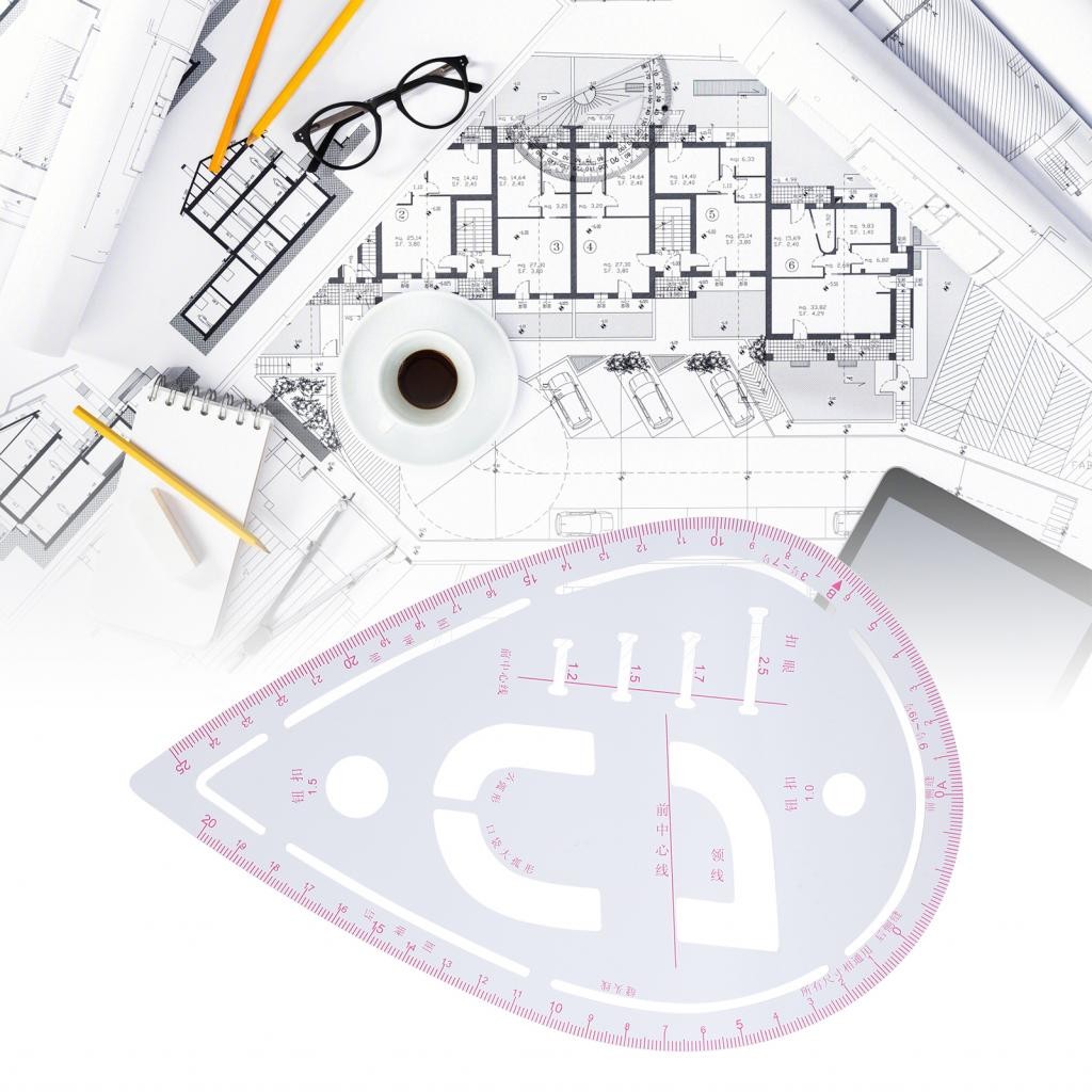 Ytytytytt Tracing Ruler Curve Placement Manual Cutting Boards For ...