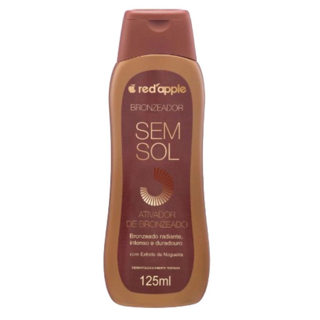 Bronzeador Sem Sol Autobronzeador 125Ml - Red Apple | Shopee Brasil
