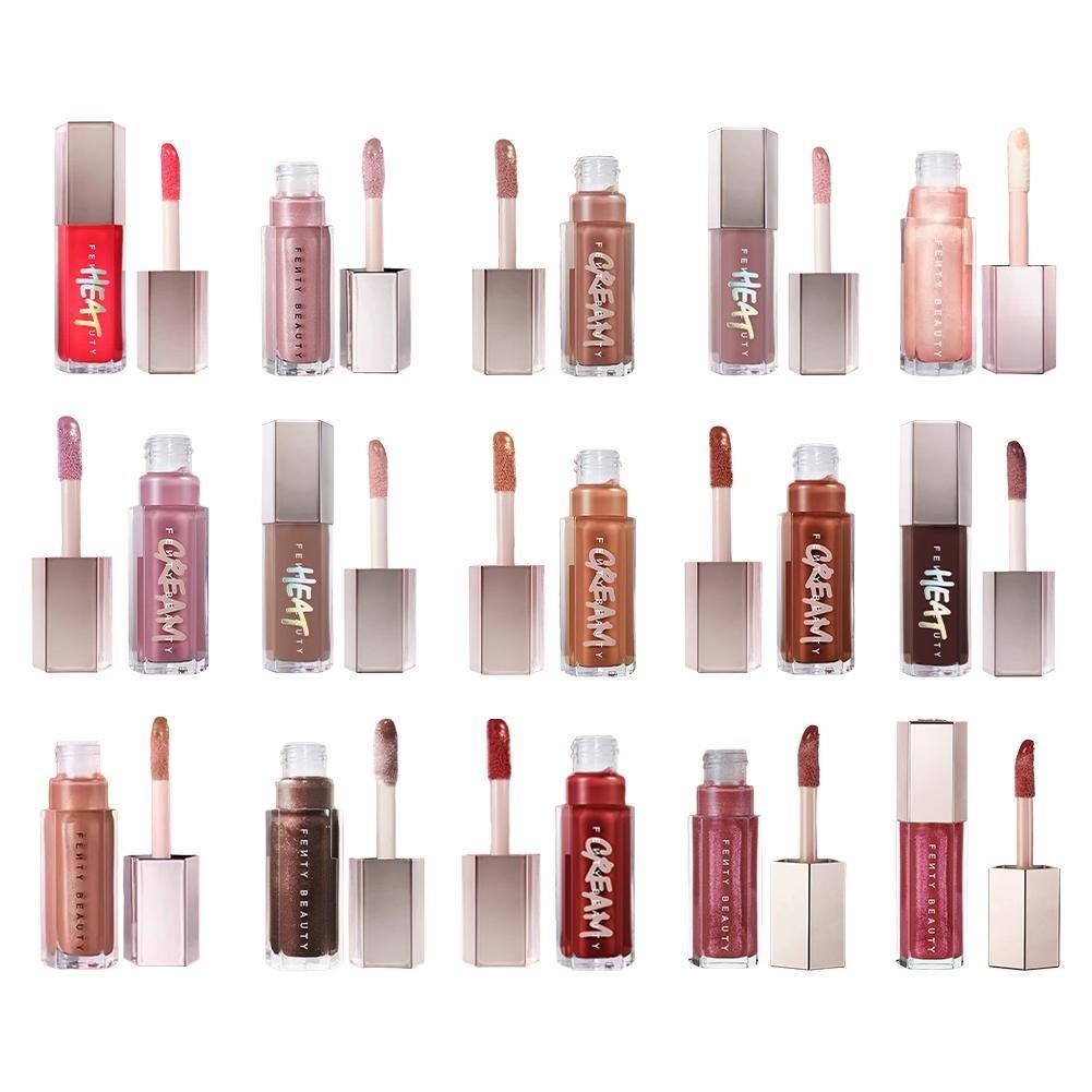 Fenty Streamer Mirror Lip Glaze 8 Cores Pentagonal Vidro Maquiagem ...