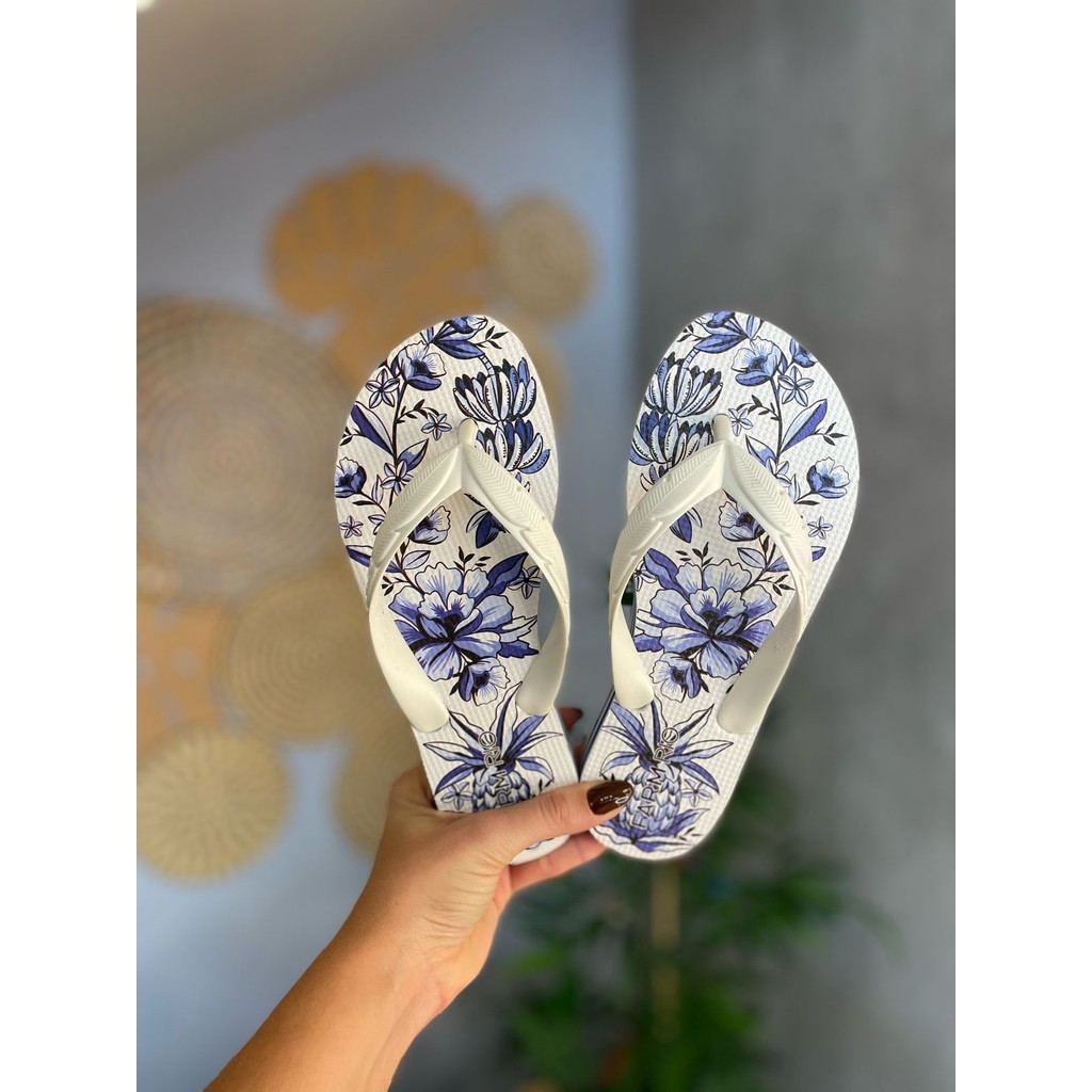 Chinelo Rainbow Xilo Tropical Apé Farm | Shopee Brasil