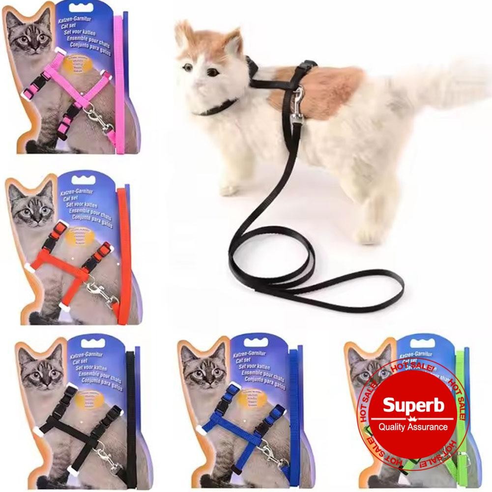 Transportador De Nylon Ajustável Da Trela Do Gato De 1.2m Para Cães ...