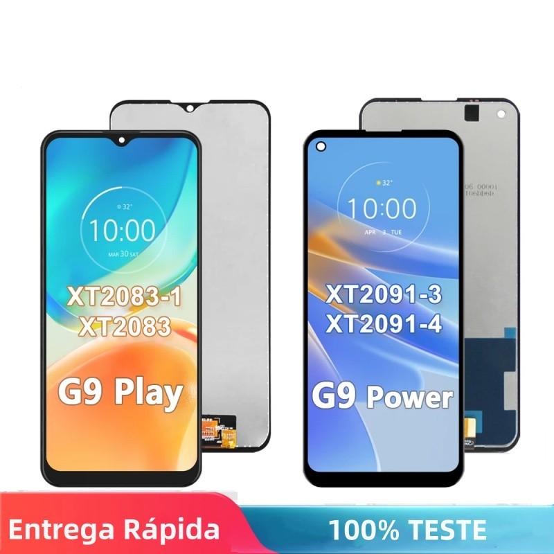 Premium Display Para Moto G9 Play XT2083&G9 Power LCD XT2091-3 Frontal ...