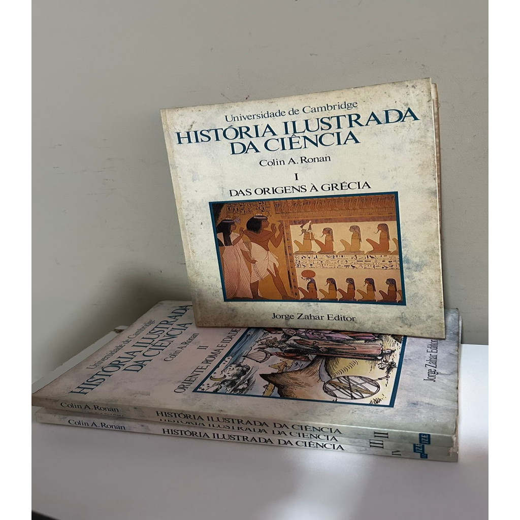 História Ilustrada da Ciência - 4 Volumes autor Colin A. Ronan | Shopee ...