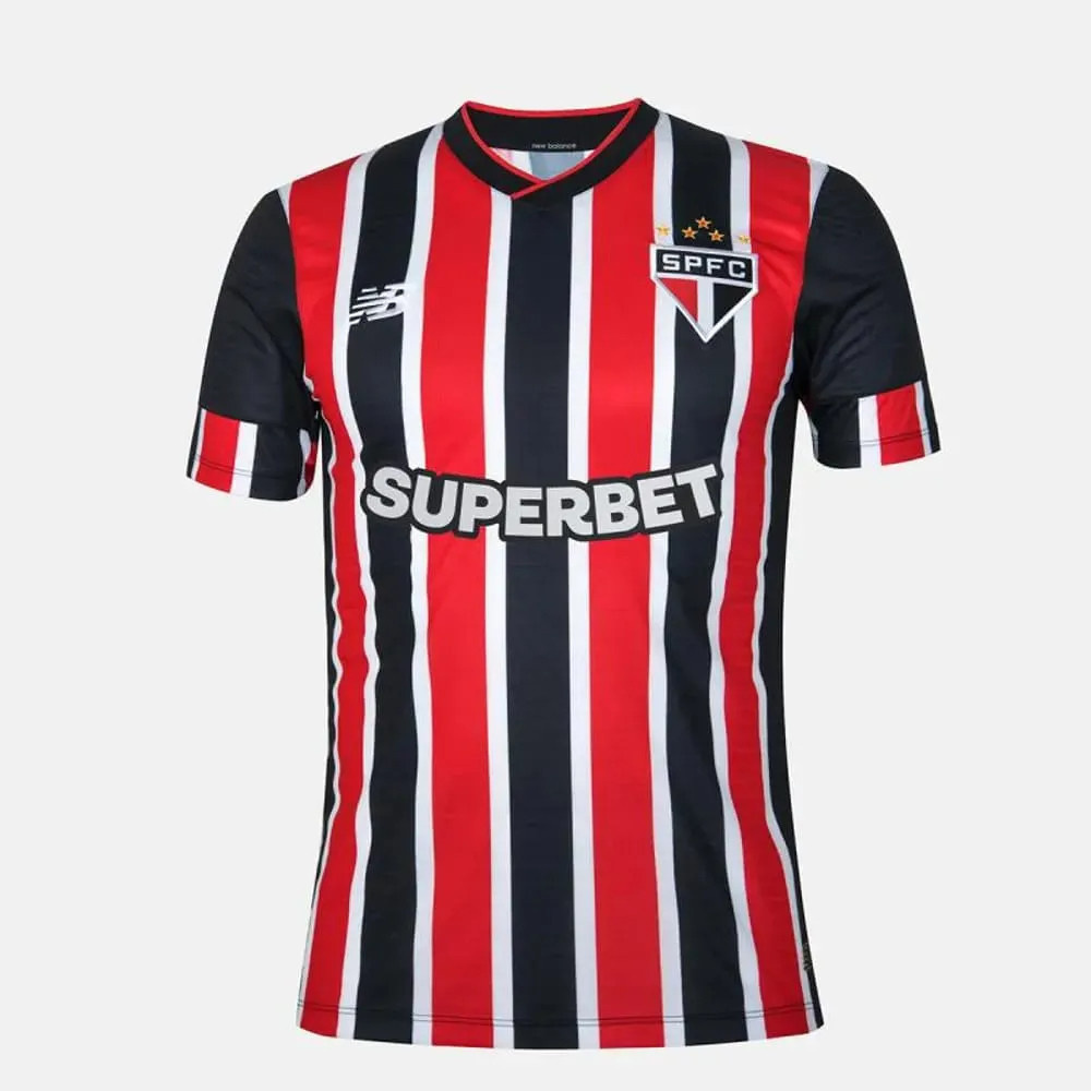 SPFC Camiseta do São Paulo Tricolor c/ Novos Patrocínios 2024-25 Versão ...