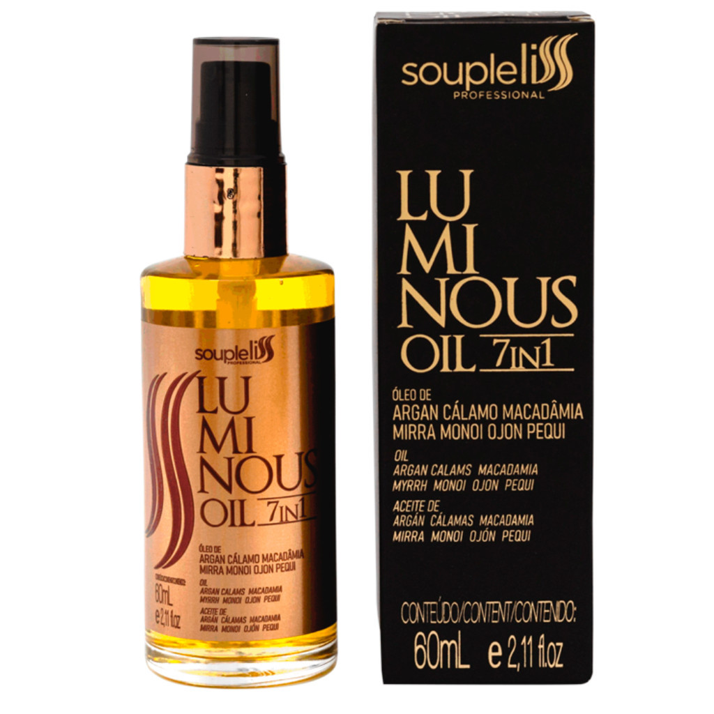 Luminous Oil Soupleliss 7 In 1 Óleo Finalizado Capilar 60ml | Shopee Brasil