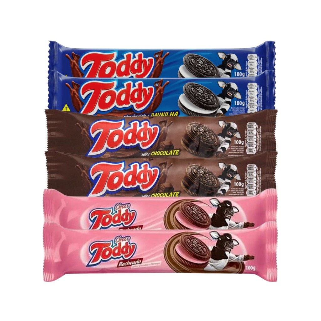 BISCOITO BOLACHA TODDY 6x100g | Shopee Brasil