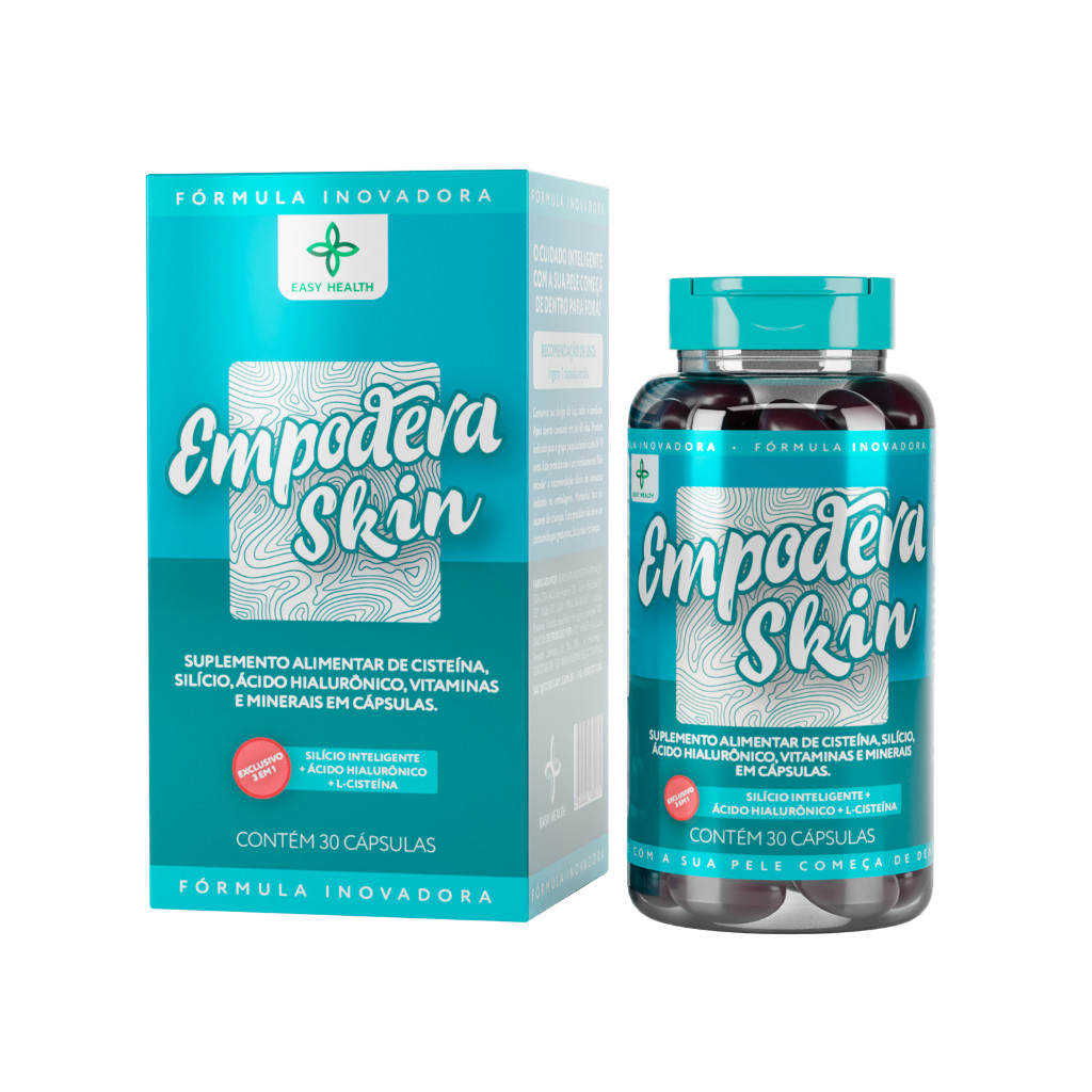 Tratamento 30 Capsulas Para a Pele - Antisinais de Expressão e Acne Com L-Cisteína - Empodera ...