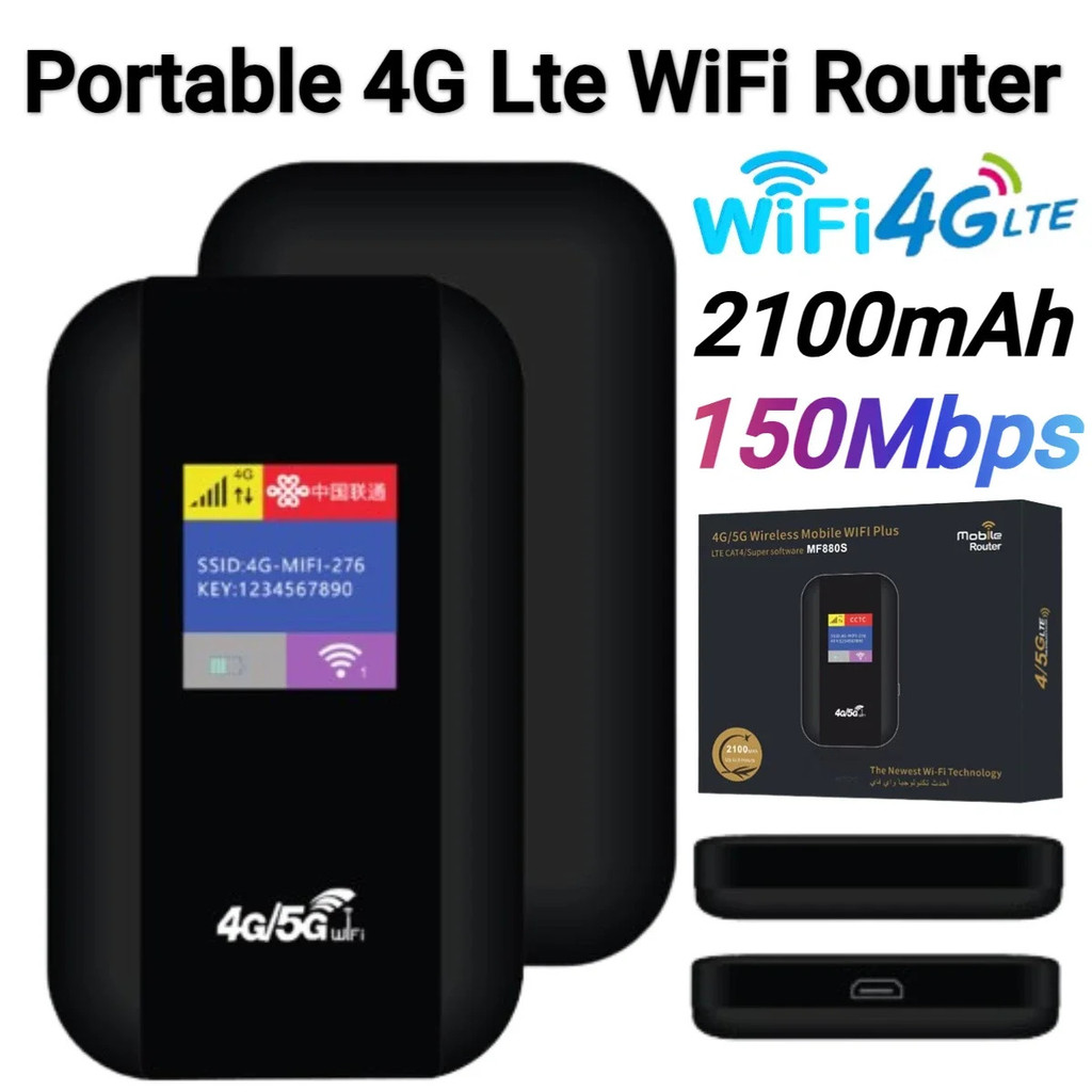 4G WIFI Router Cartão 4G LTE Roteador Sem Fio Mini Outdoor Hotspot ...