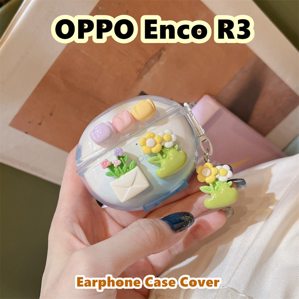 Future star 】 For OPPO Enco R3 Estojo Simples E Fresco De Desenho Animado Capa De Silicone Macia ...