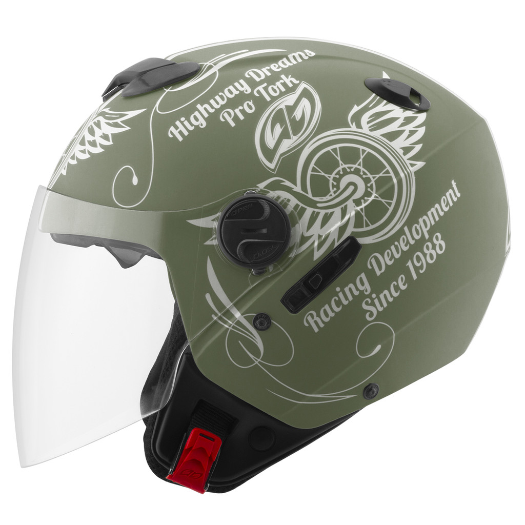 Capacete Aberto Pro Tork New Atomic Highway Dreams Masculino Feminino ...