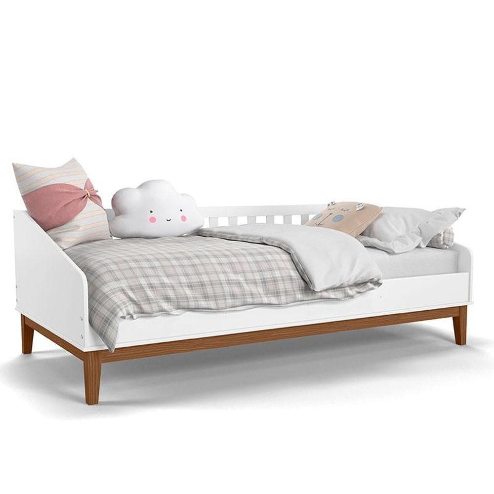 Cama Infantil Baba Nature Branco Soft Eco Wood - Matic | Shopee Brasil