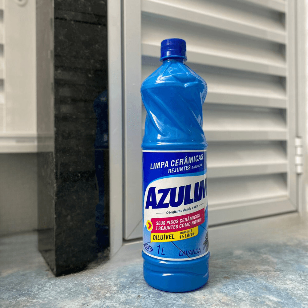 Limpa Cerâmica Lavanda Azulim 1 litro - Limpeza poderosa para azulejos ...