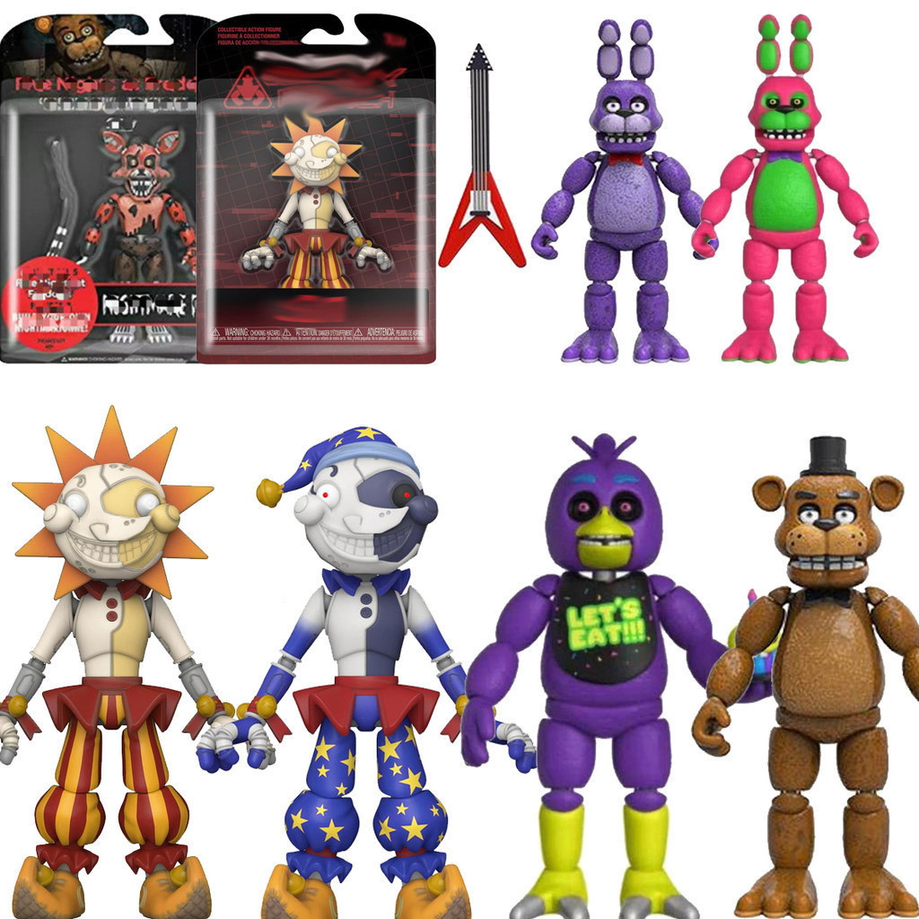 Funko Pop Five Night's At Freddy Sun Moon Fnaf Foxy Bonnie Action ...