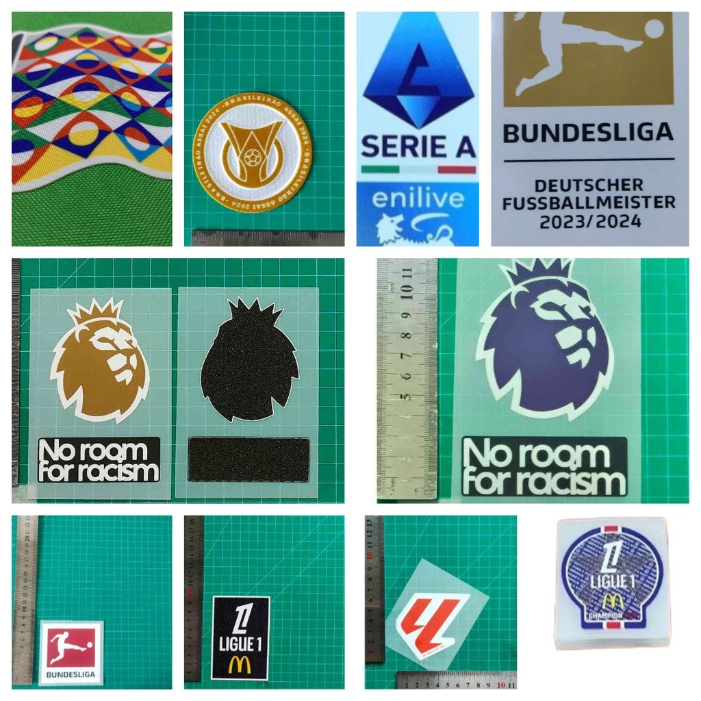 24-25 Premier League Ligue 1 Série A , Bundesliga La Liga Patch ...
