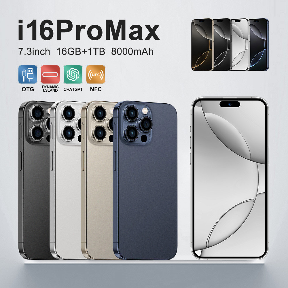 i16promax spot NFC Função 16GB + 512GB Versão global Foi Desbloqueada ...